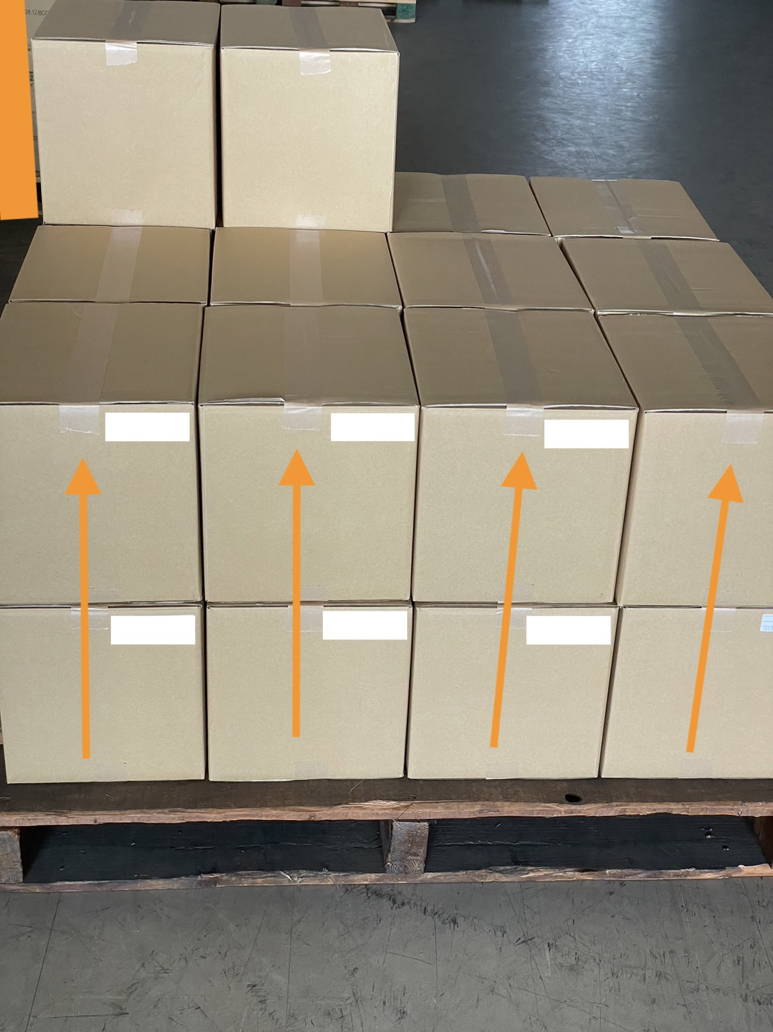パレットの荷物（箱）の積み方について 山梨の内職募集【今人】